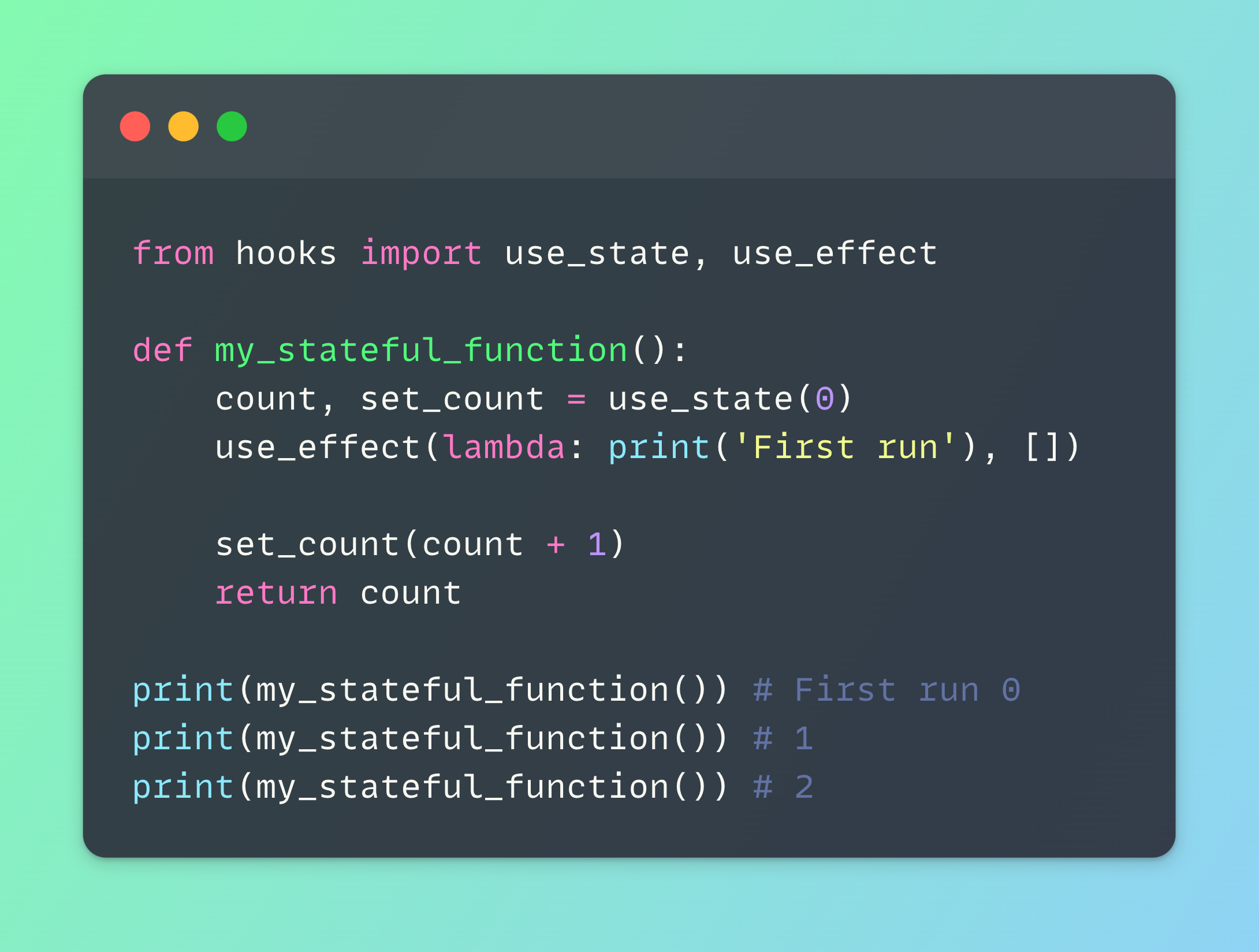 Python Hooks